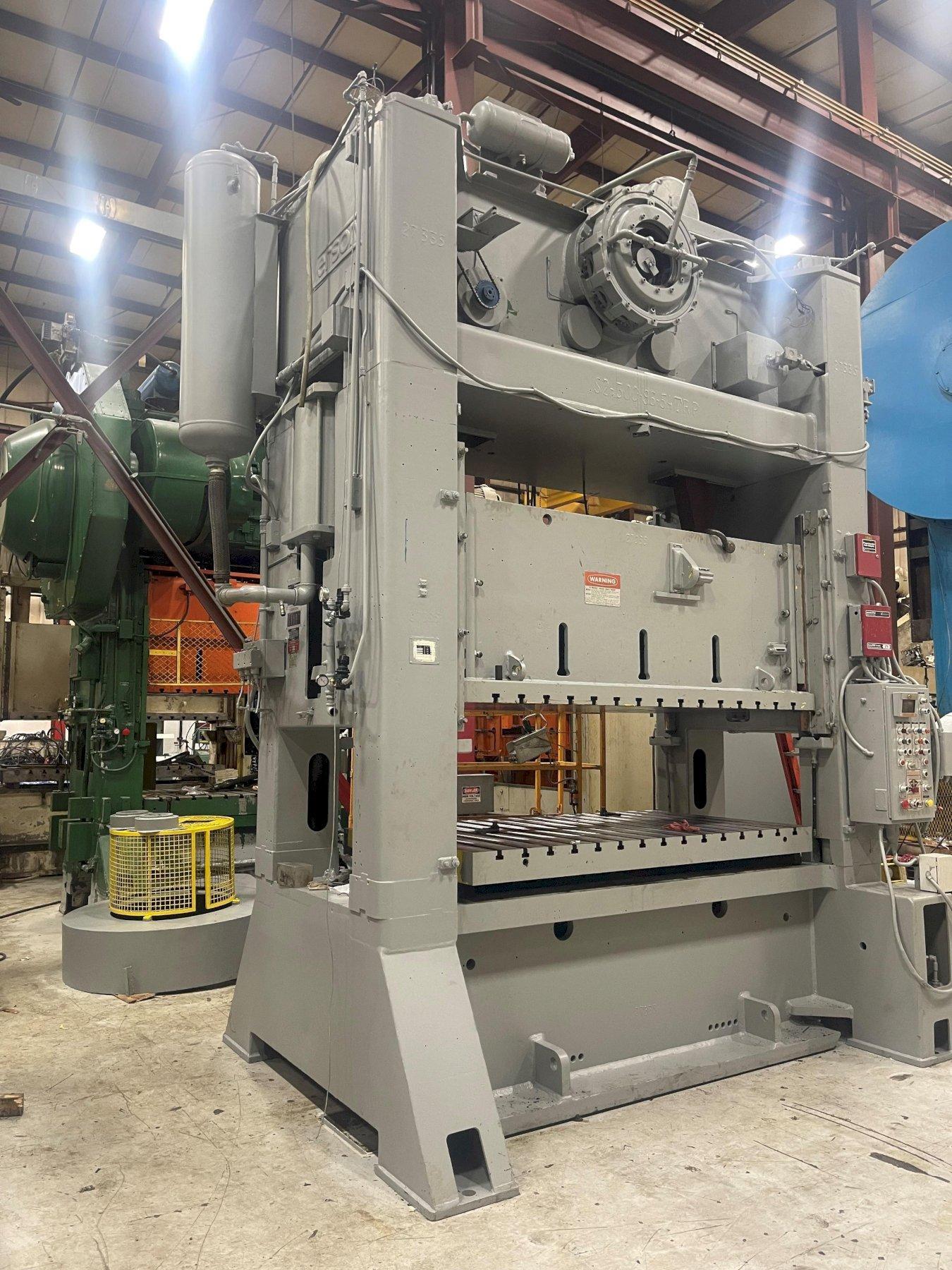 300 Ton Verson Press: Straight Side Press Reconditioned in Stock!